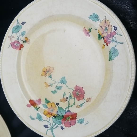 unknown | Dining | Uranium Glazed Pottery Dinner Plates | Poshmark